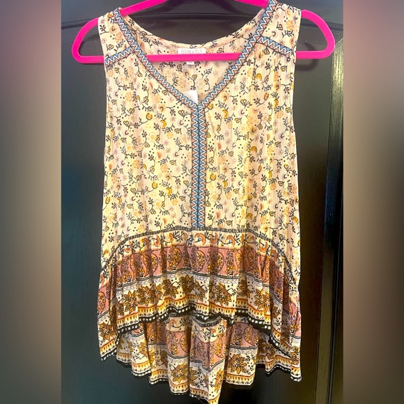 Patrons of Peace | Tops | Patrons Of Peace Boho Hilo Tank Top Xsmall ...